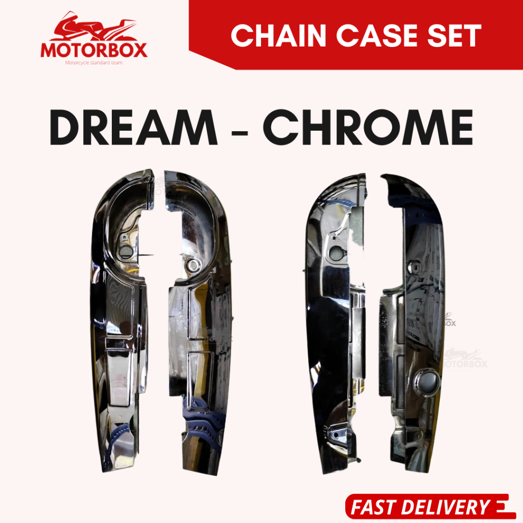 CHAIN CASE SET DREAM - DREAM SAHAJA CASING PETI RANTAI CHAIN COVER COMPLETE PENUTUP LANTAI ...