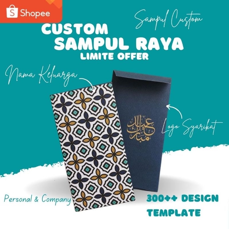 Custom Sampul Raya Money Packet kreative sendiri, pelbagai template ...