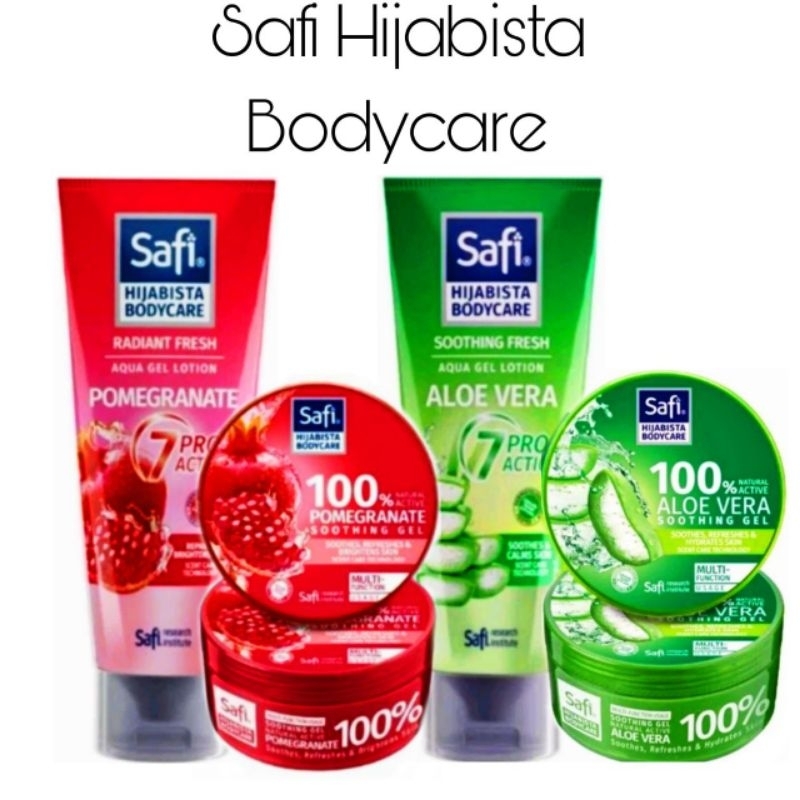 Safi Hijabista Aqua Gel Body Lotion 180ml or 300ml Losyen Badan ...