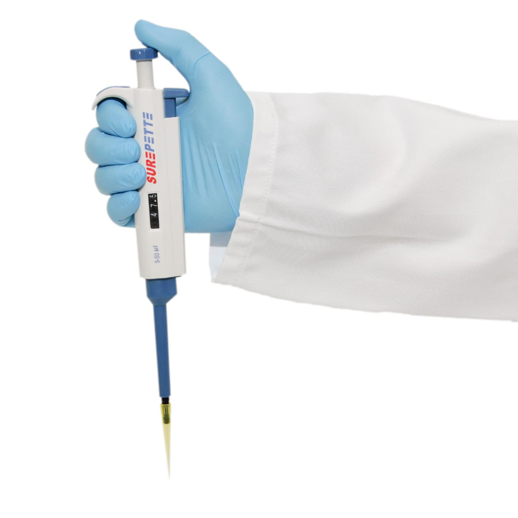 SurePette Non-autoclavable Adjustable Pipette 100ul Pipette 200ul ...