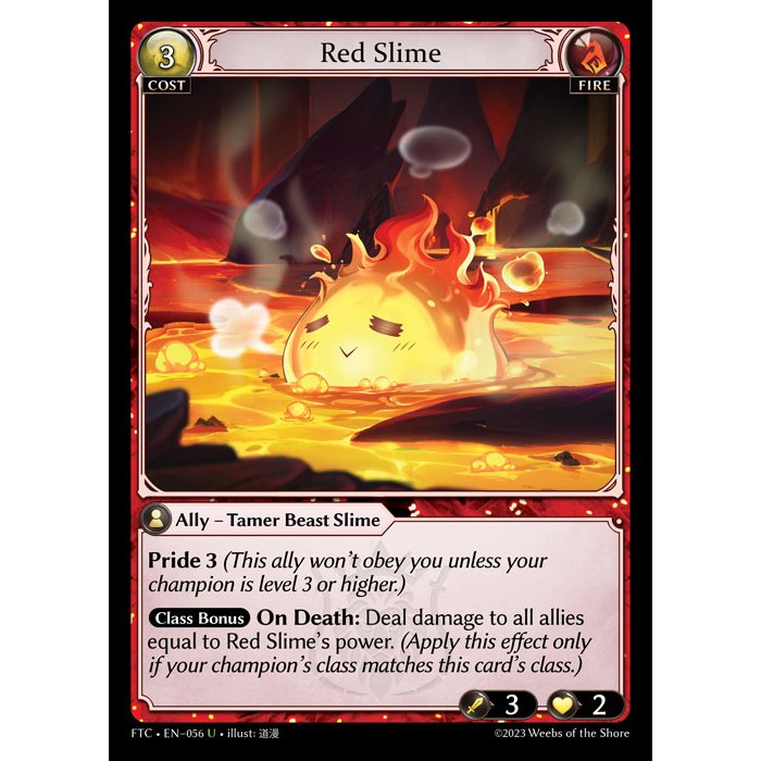 Grand Archive TCG - Red Slime | Shopee Malaysia