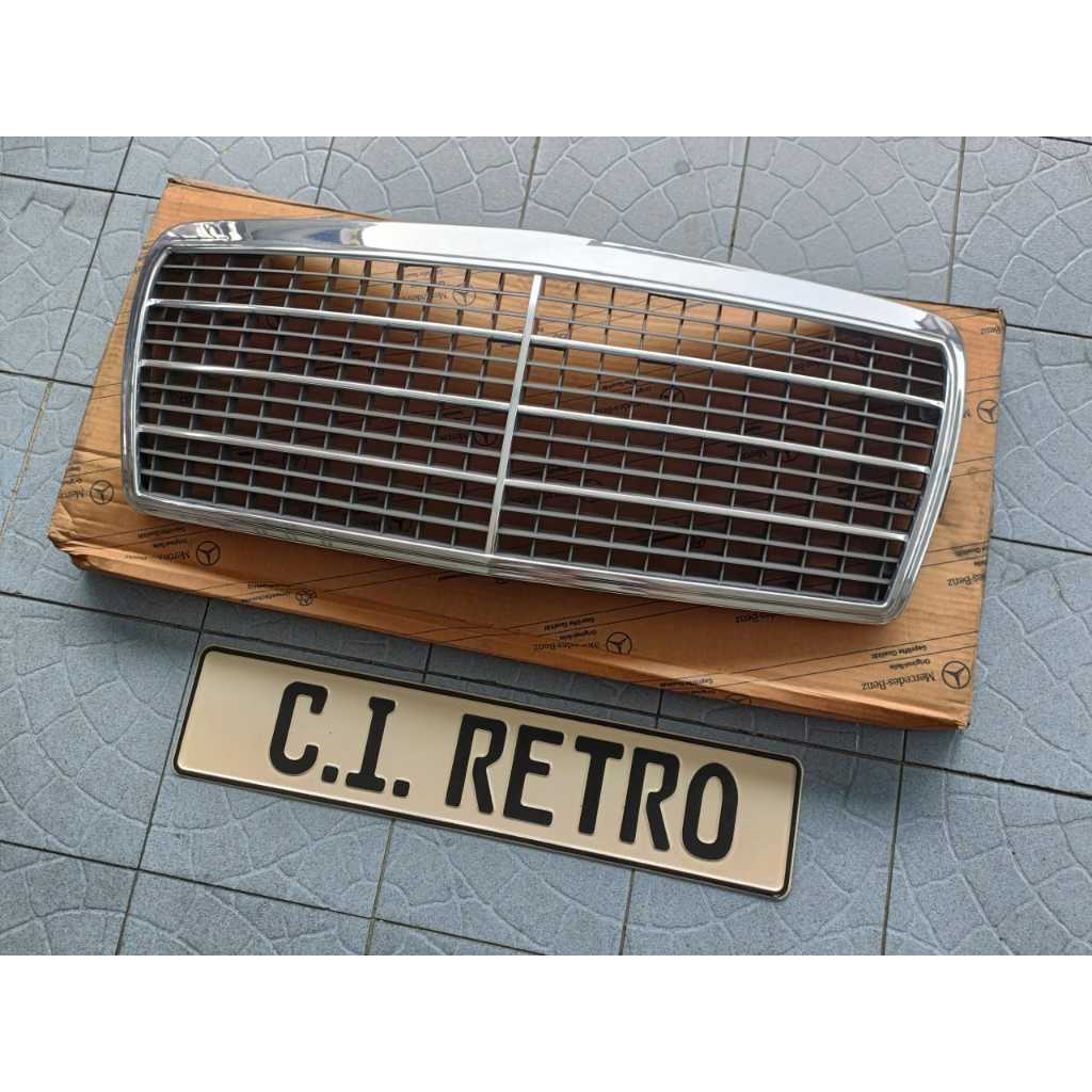 NEW ORI W124 MASTERPIECE FACELIFT FRONT RADIATOR GRILL CHROME SARUNG ...