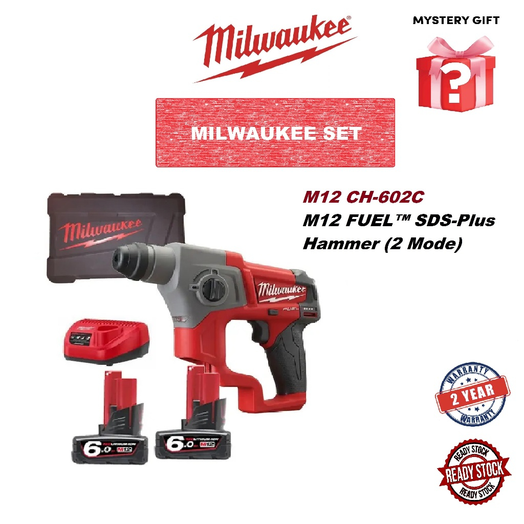 M12 CH-602C - M12 FUEL™ SDS-Plus Hammer (2 Mode) | Shopee Malaysia