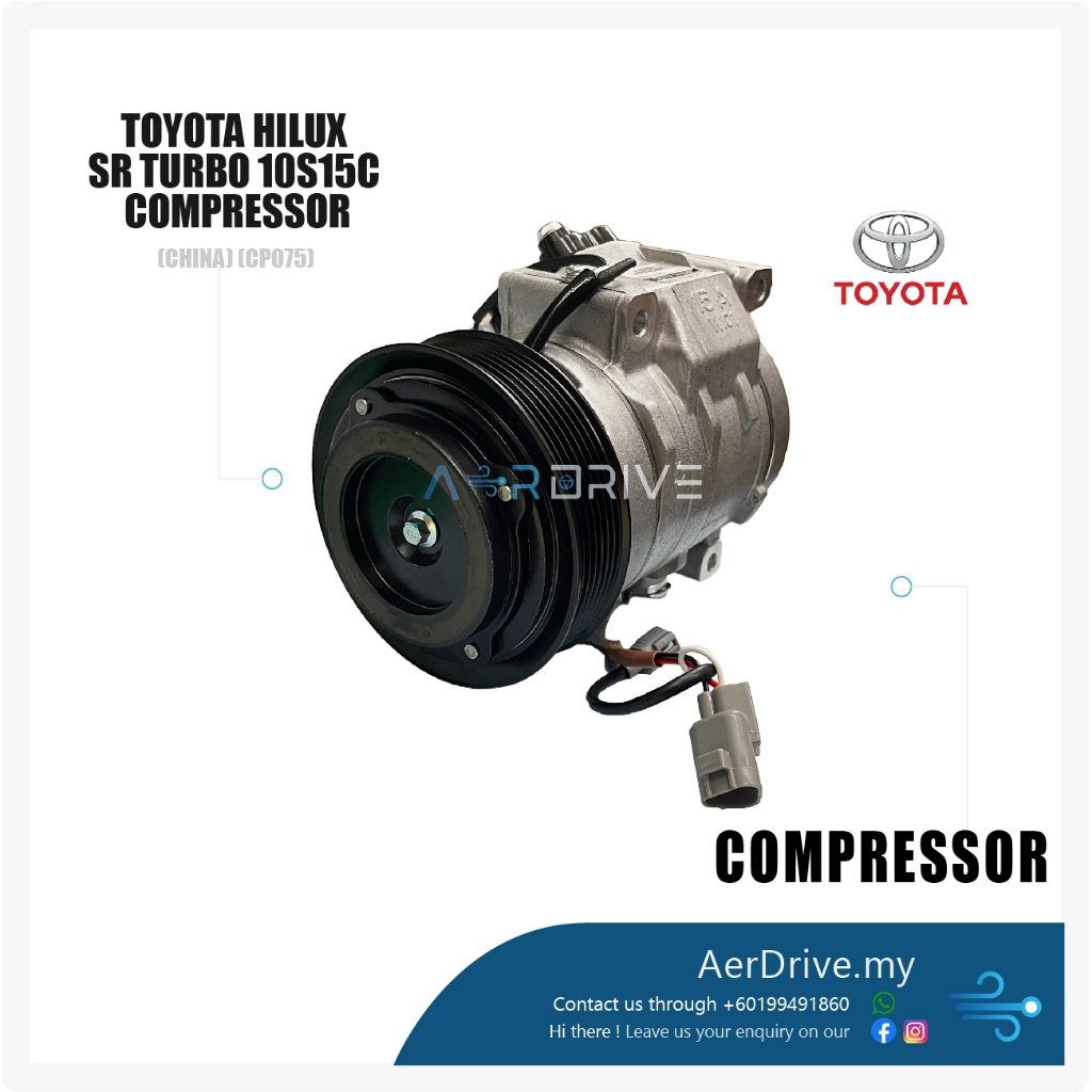CHINA NEW TOYOTA HIACE /HILUX SR 10S15C 7PK COMPRESSOR ( CP075 ...
