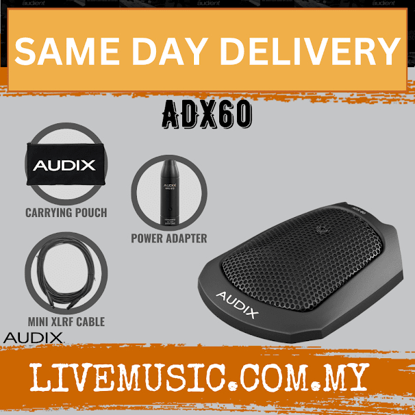 Audix ADX60 Cardioid Boundary Instrument and Area Microphone (ADX 60 ...
