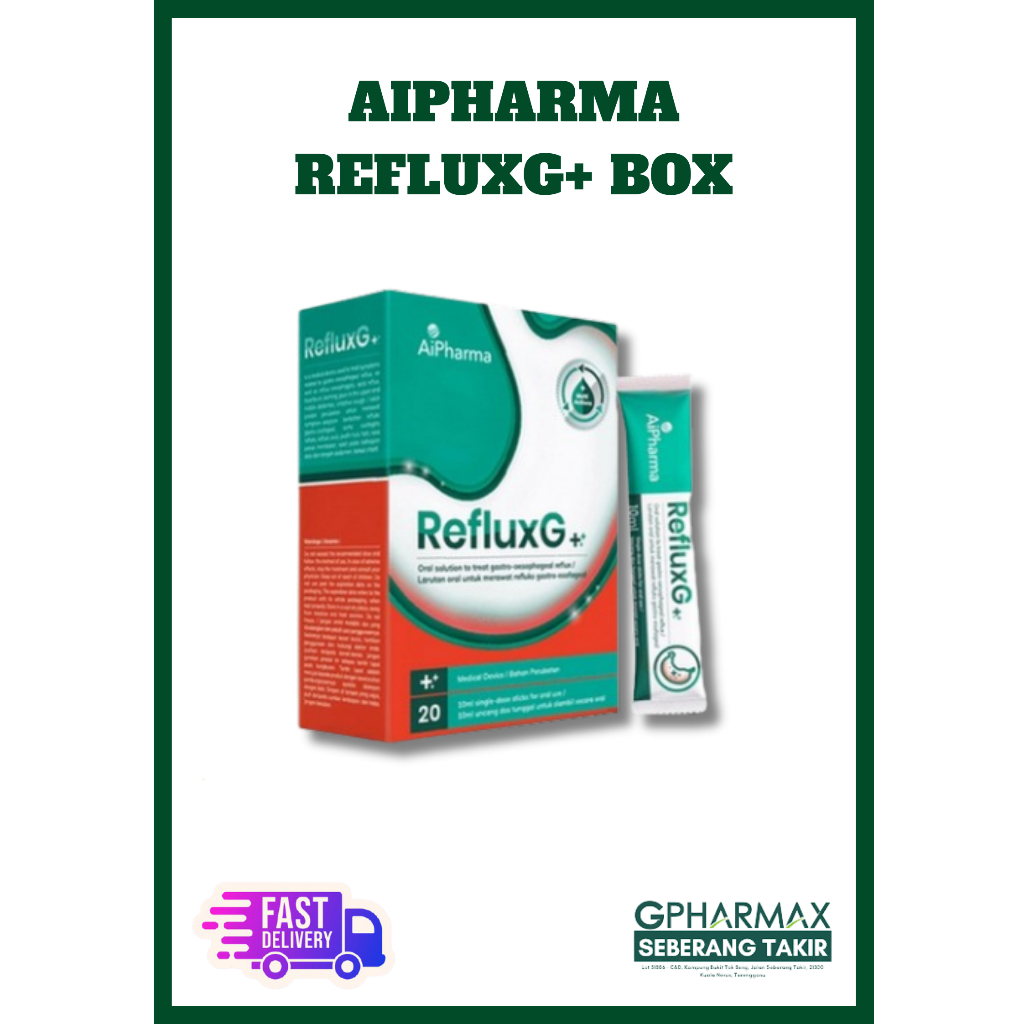 AiPharma RefluxG 10ml x 20s Sachet Multi Action Oral Solution for ...