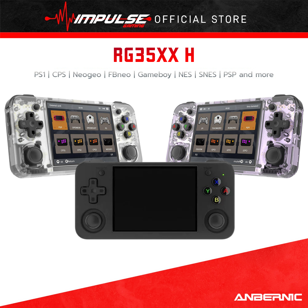 ANBERNIC RG35XX H Plus Game Console 3.5 Inch IPS Screen Linux System ...