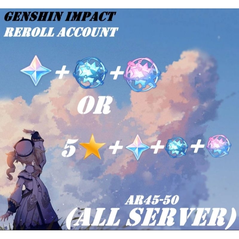 Genshin Impact Reroll Account | Shopee Malaysia