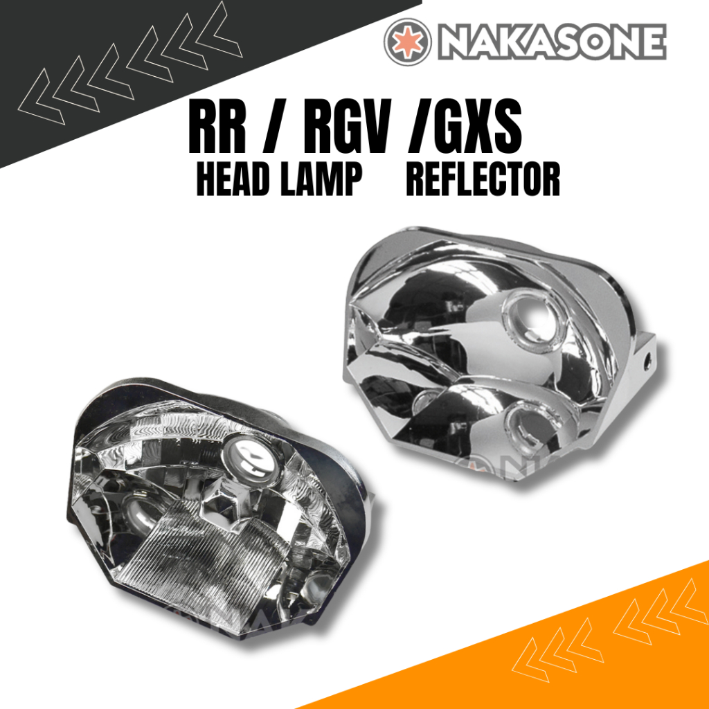 SUZUKI RR / RGV / GXS HEAD LAMP REFLECTOR [STANDARD] [DIAMOND] HEAD ...