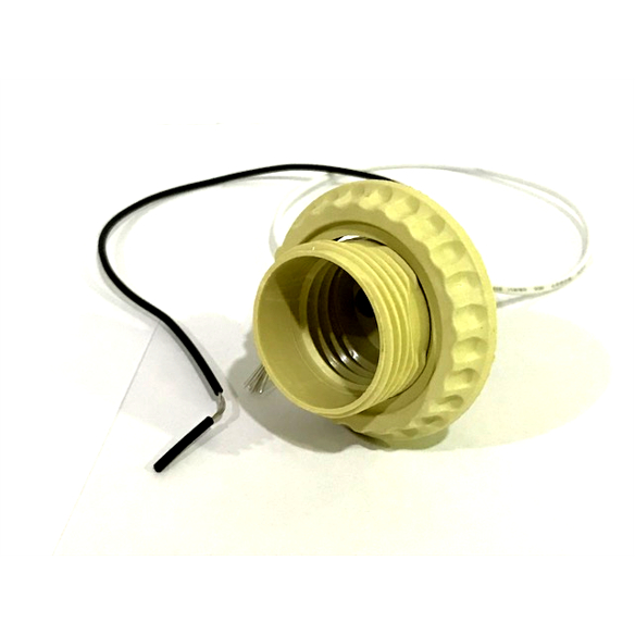 E14 E27 Plastic Lamp Holder Yellow/Black 30cm 40cm with ring | Shopee ...