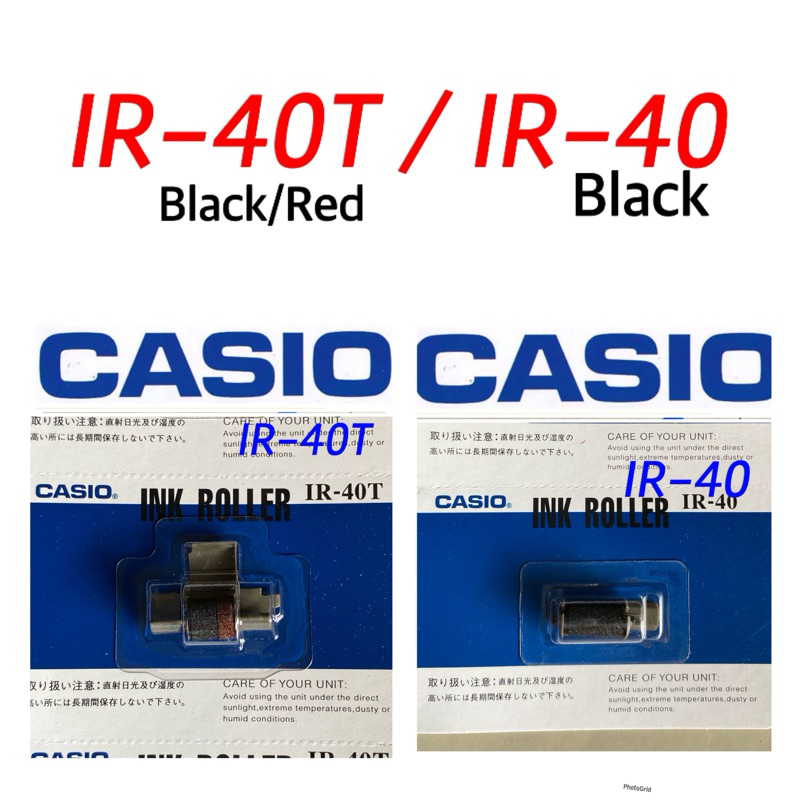 INK ROLLER CASIO IR 40T for Casio printing calculator HR 100 HR 150 FR ...