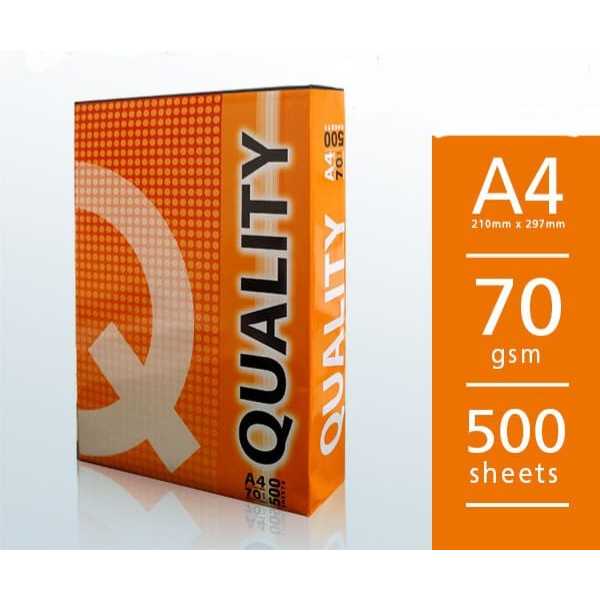 A4 Copier Paper 70gsm Quality Orange (500Sheets) | Shopee Malaysia