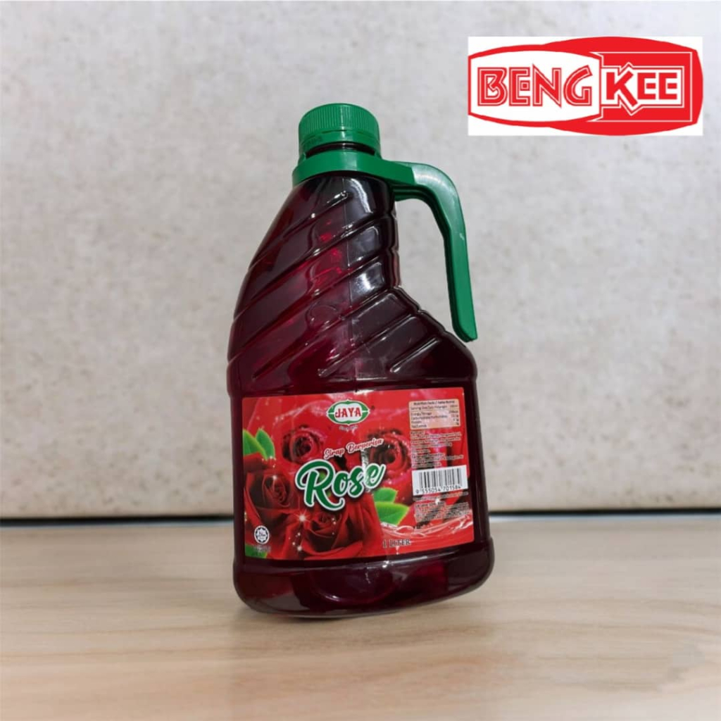 BENG KEE JAYA KORDIAL/SIRAP BERPERISA ROSE 1 LITER | Shopee Malaysia