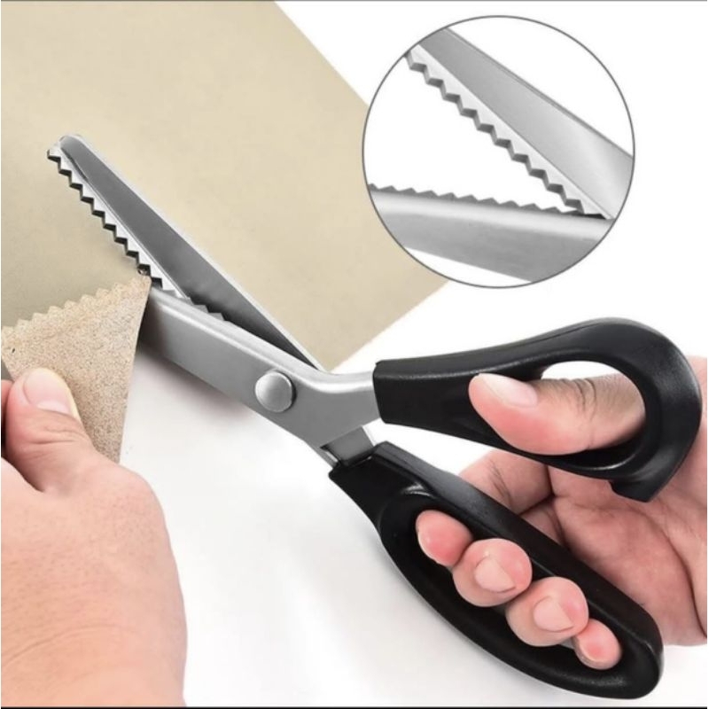 Gunting Kain Zigzag/ Gunting Kain Bergigi/ Gunting Bergerigi/ Zigzag ...