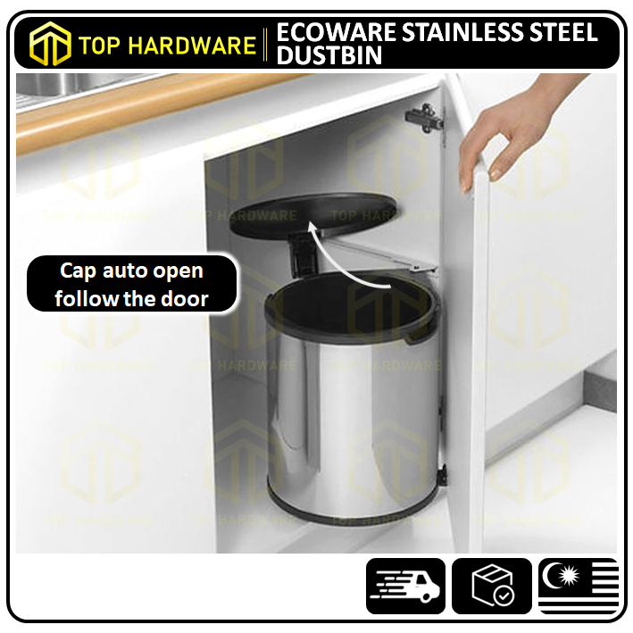 TOP🇲🇾 Kitchen Cabinet Build in Duster Bin Install Dust Bin Rubbish Bin ...