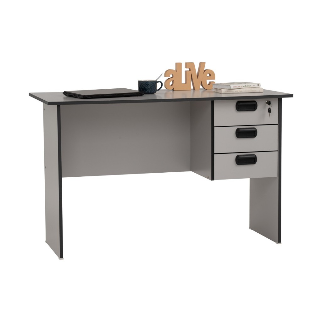 EKKO Grey 1.2M Study Table Kids Study Desk Office Table Writing Table ...