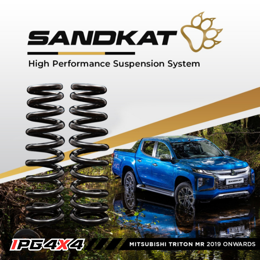 SANDKAT Mitsubishi Triton MR 2019 Onwards Coil Spring 1Pair Front Heavy ...