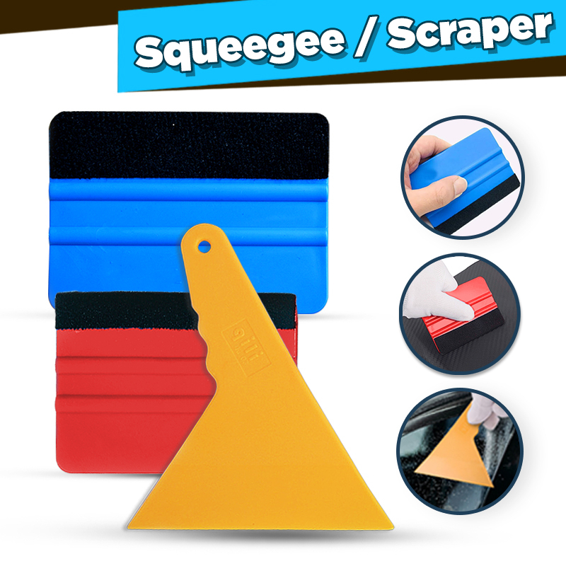Soft Felt Edge Squeegee & Remover Scraper for Car Sticker Soft-Felt ...