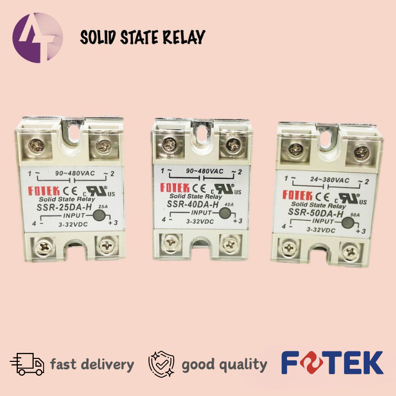 Fotek Solid State Relay SSR-25DA-H, SSR-40DA-H, SSR-50DA-H | Shopee Malaysia