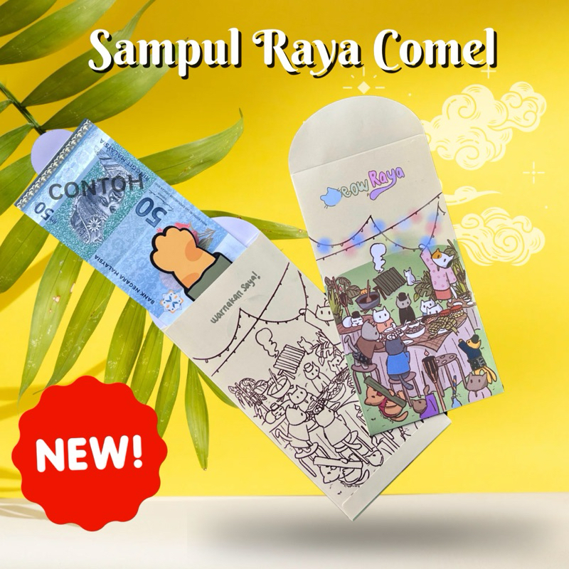 Sampul Raya Comel Pawpuller Kucing Exclusive Special Paket Duit (1 Set ...