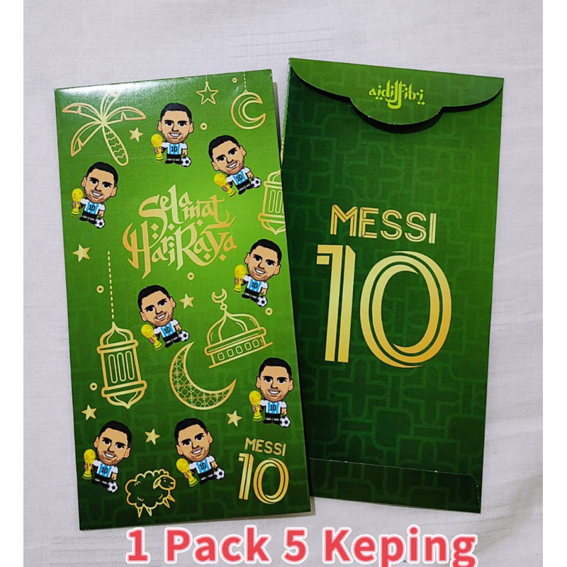 Soccerwe Sampul duit Raya wang World Cup Argentina Messi Green packet ...