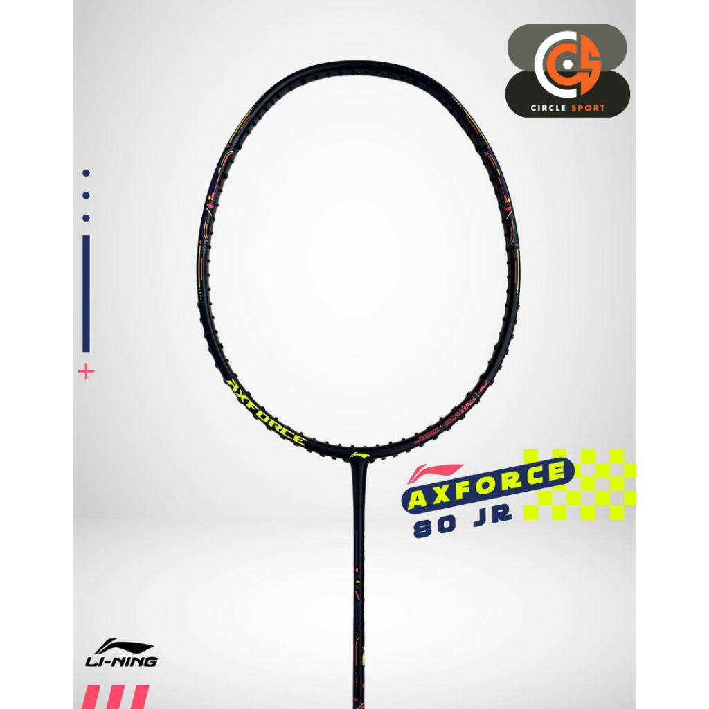 Li-Ning Axforce 80 JR (80G.) With String&Grip (Up String Service Free ...