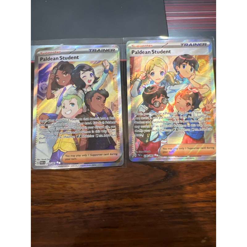 Pokemon Tcg - Paldean Student 230 , 231 full art trainer | Shopee Malaysia