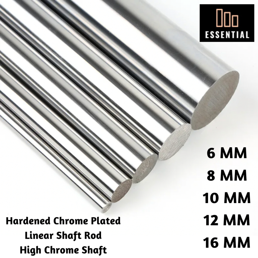 Linear Bearing Shaft Rod Bar Hardened Chrome Shaft Plated S45C 8MM,10MM ...