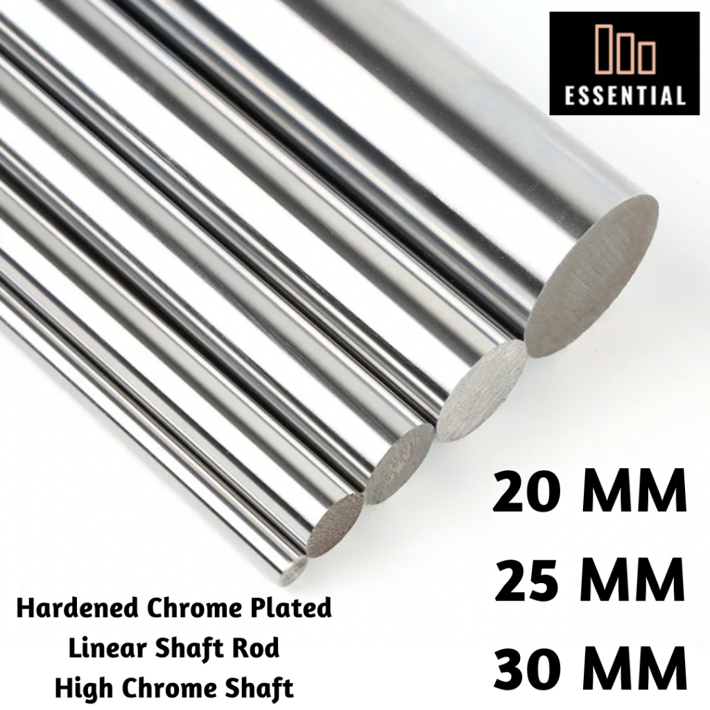 Linear Bearing Shaft Rod Bar Hardened Chrome Shaft Plated #45 Steel ...