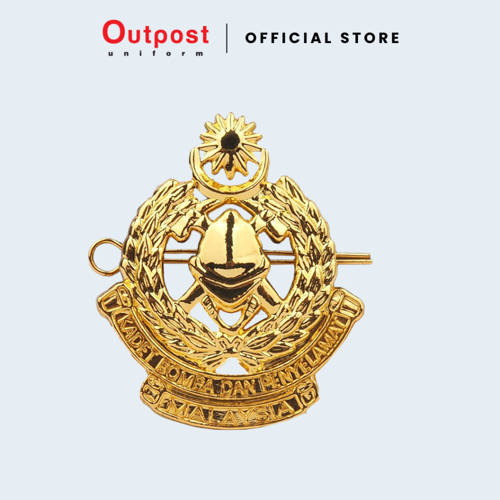 Outpost Lencana Topi Besi Kadet Bomba | Shopee Malaysia
