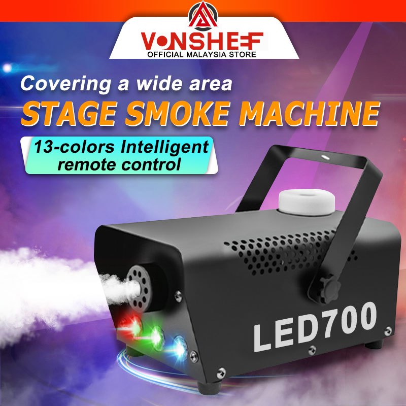 700W Smoke fog machine stage fogging machine Remote Control LED DJ ...
