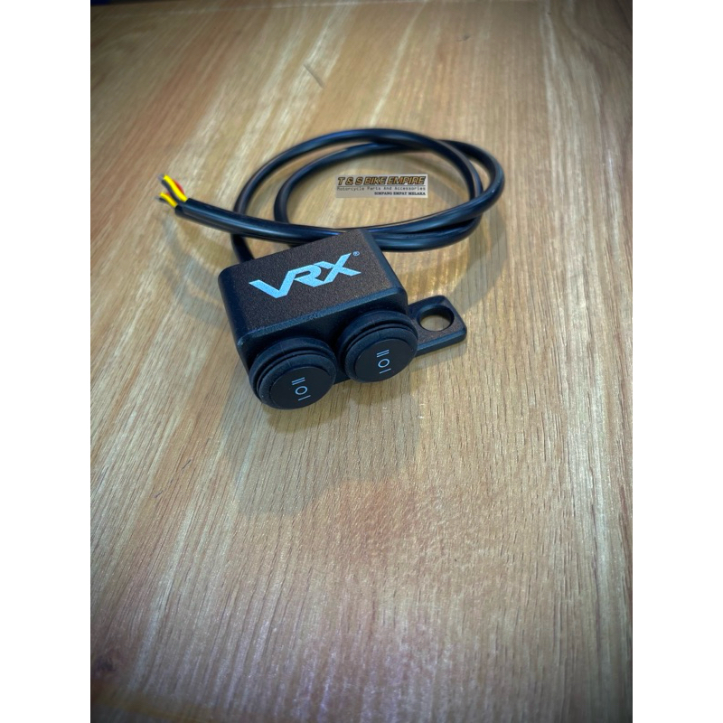 ON-OFF SWITCH VRX SUIS TEKAN WATERPROOF UNIVERSE MOTORCYCLE SPORT FOG ...