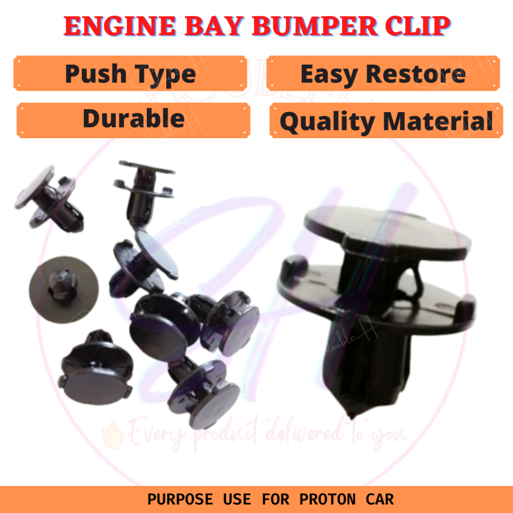 10 PCS- HA 244 Proton X70 X50 Car Engine Bay Cover Kereta Bumper Clip ...