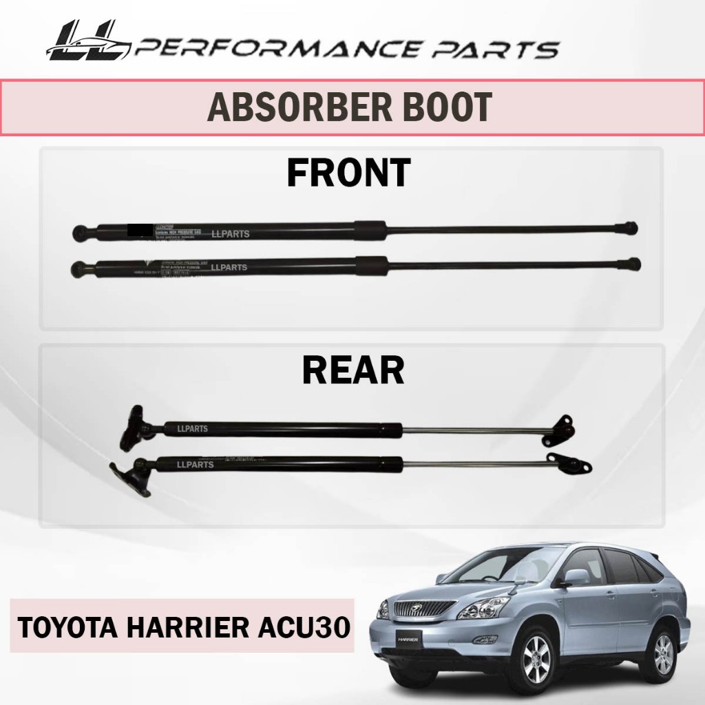 Toyota Harrier ACU30 2003 Front Rear Bonnet Damper Rear Boot Absorber ...