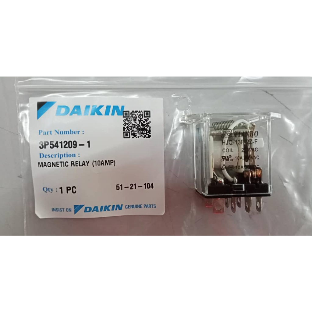 Magnetic Relay (10amp) Original Daikin | Shopee Malaysia