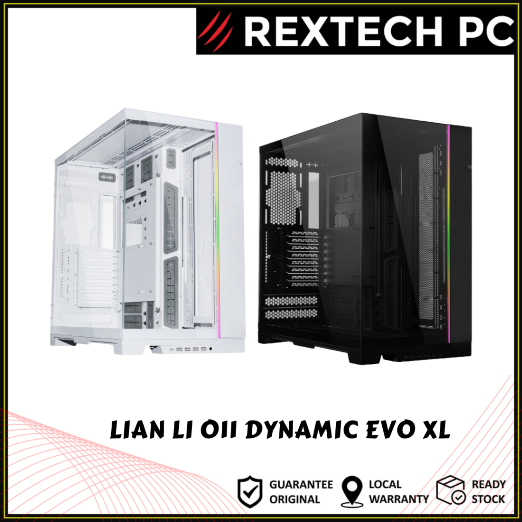LIAN LI PC-O11 Dynamic EVO XL PC Desktop Casing - Black / White ...