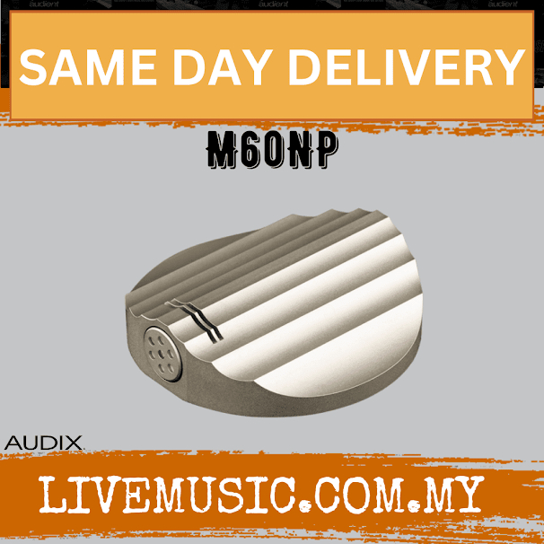 Audix M60NP Low-Profile Boundary Microphone - Satin Nickel (M60 NP/M60 ...
