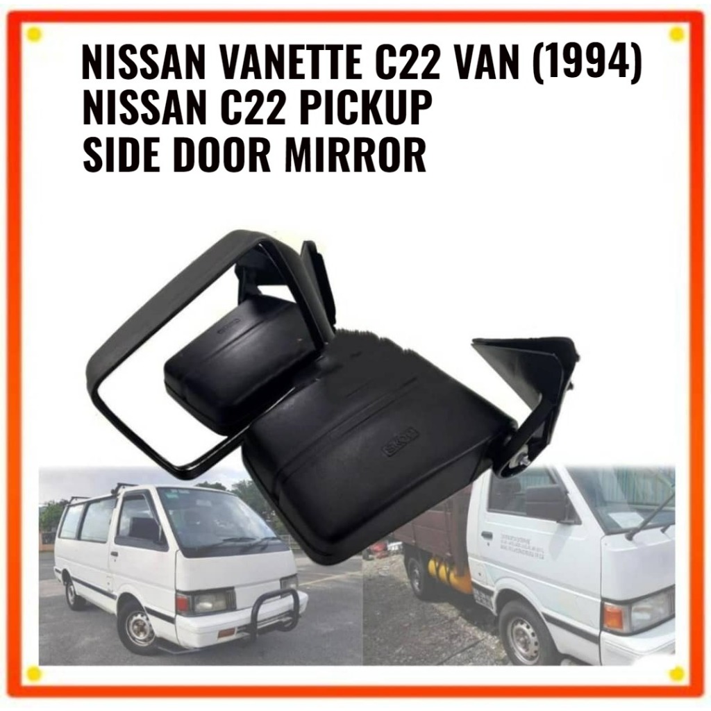 NISSAN VANETTE PICKUP C22 VAN SIDE DOOR MIRROR NEW MODEL CERMIN PINTU ...
