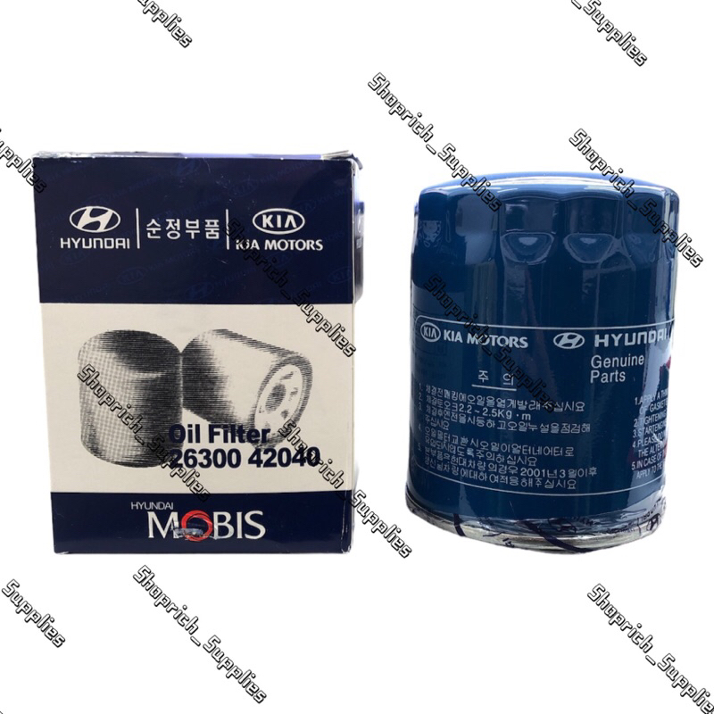 HYUNDAI OIL FILTER / KIA OIL FILTER (26300-42040) HYUNDAI STAREX, KIA ...