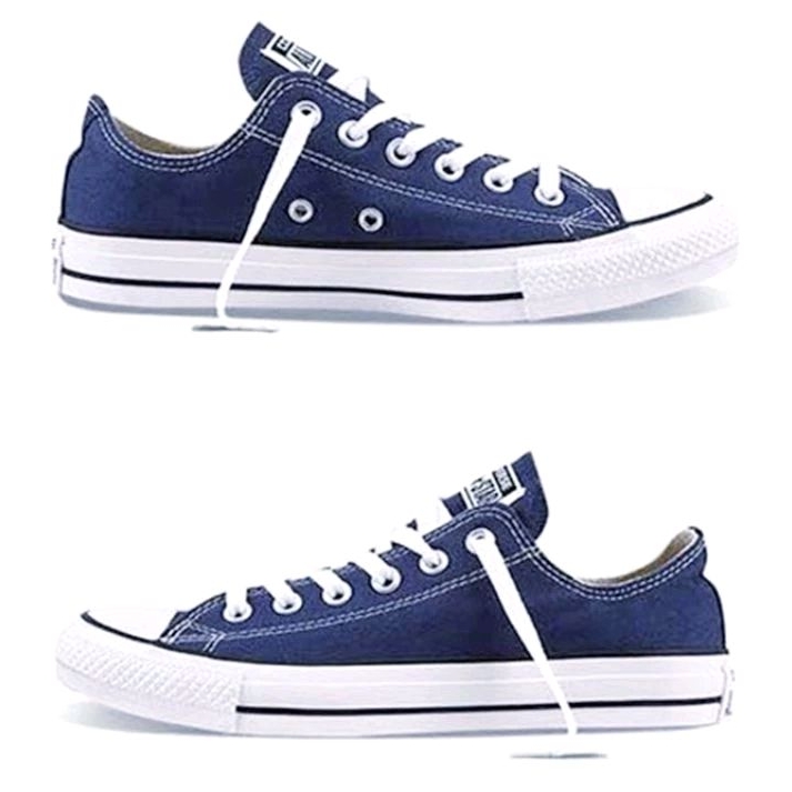 Converse Classic All Star Shoes Navy Blue Low Cut | Shopee Malaysia