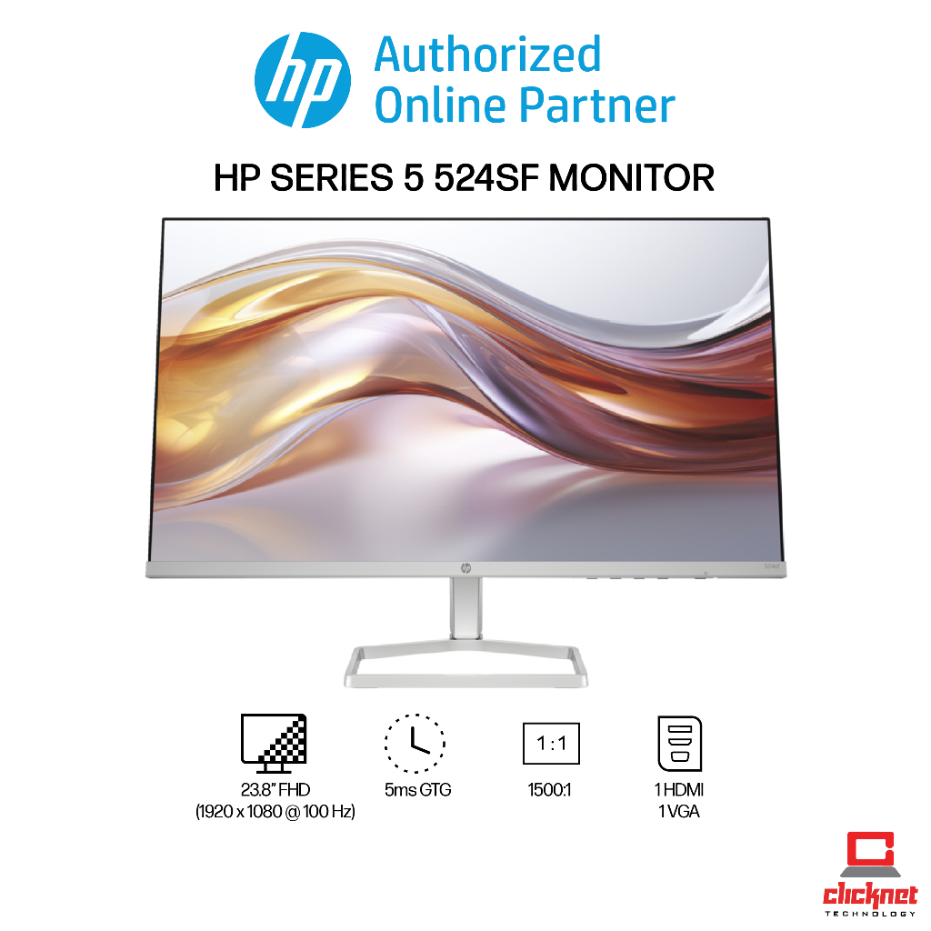HP Series 5 Monitor S5 524SF / 527SF / 532SF ( 23.8" / 27"/ 32" 1920X1080/5MS/100HZ/HDMI/VGA/IPS ...