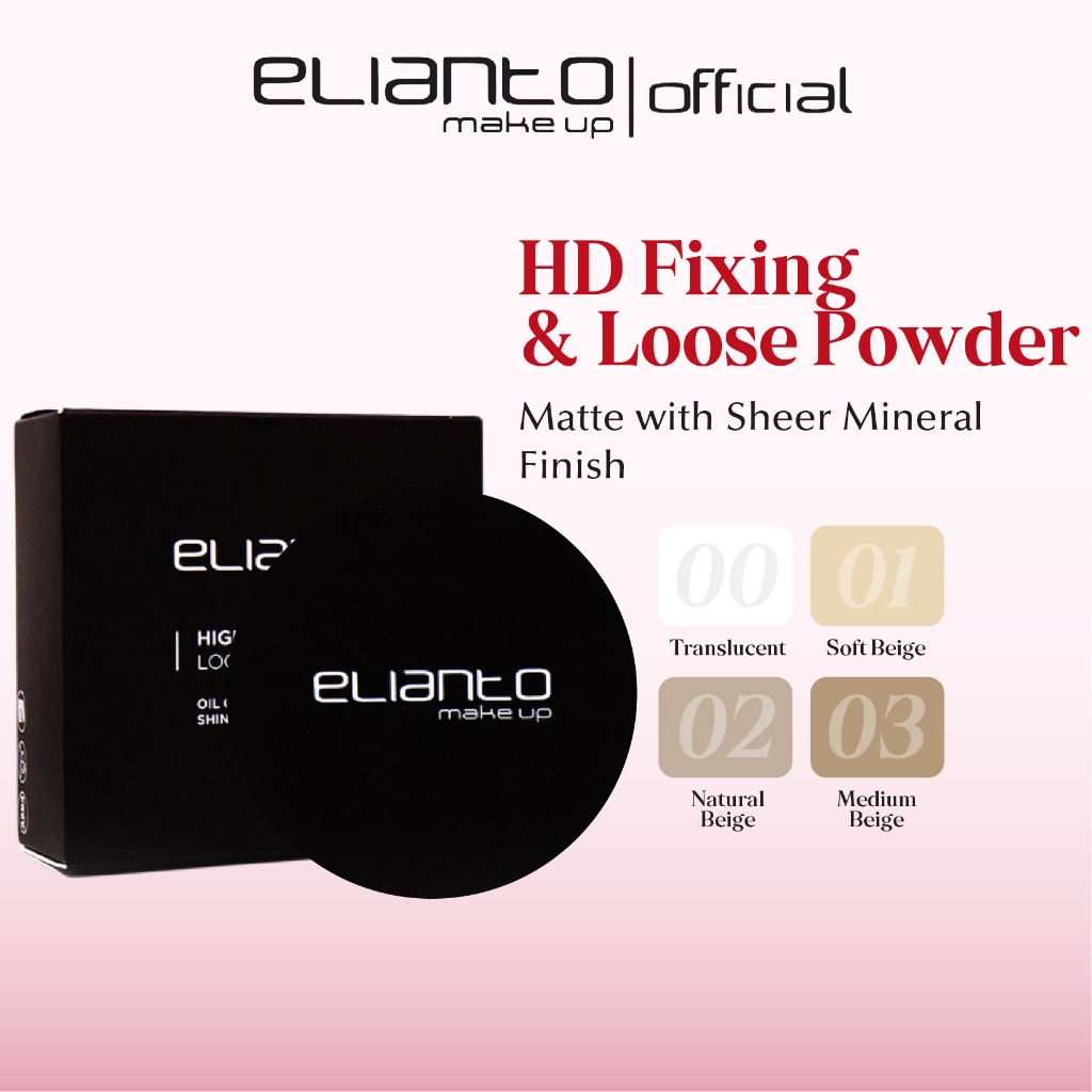 Elianto HD Fixing Powder & Loose Powder Setting Powder Oil Control ...