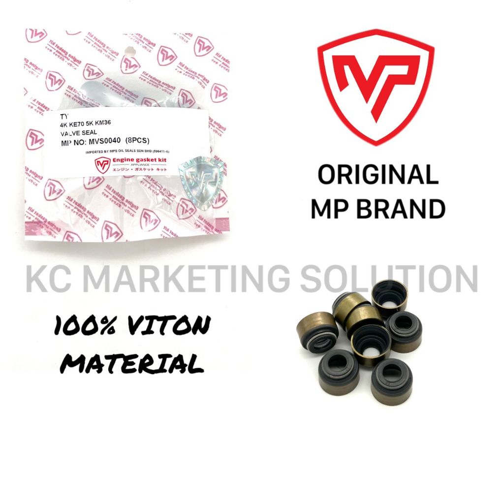 Original MP Viton Valve Seal (8 Pieces) 3K 4K 5K KE30 KE70 KM36 ...