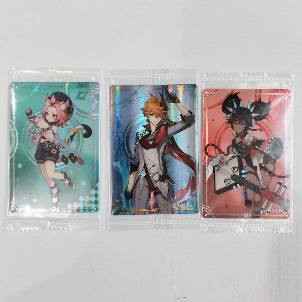 Genshin Impact Childe Wafer Card Bandai Set Tartaglia | Shopee Malaysia