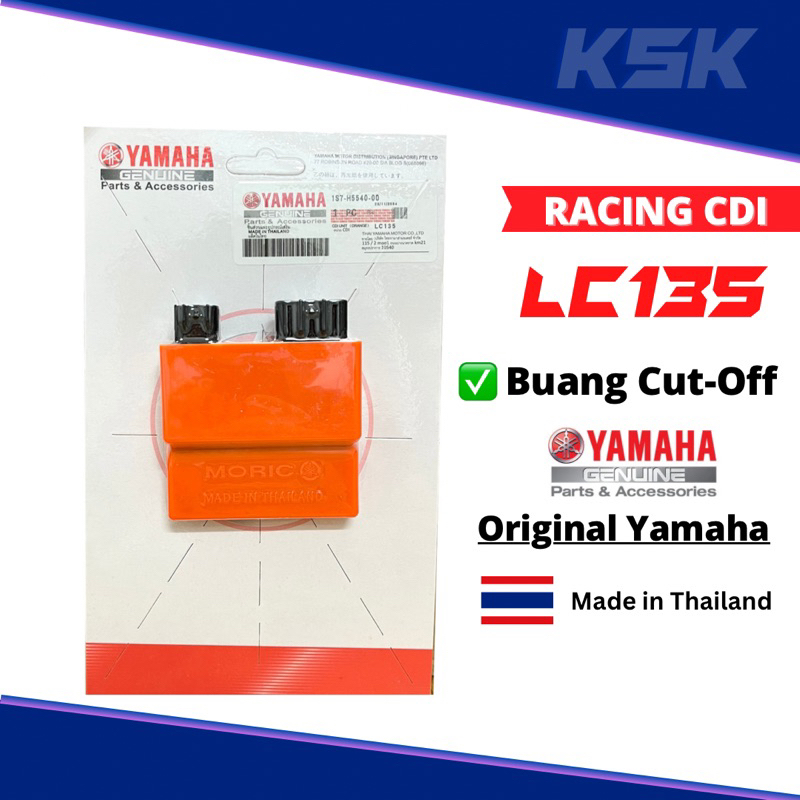 Racing CDI Unit LC135(No Cut-Off)(Yamaha Original)(CDI LC135 OREN)(CDI ...