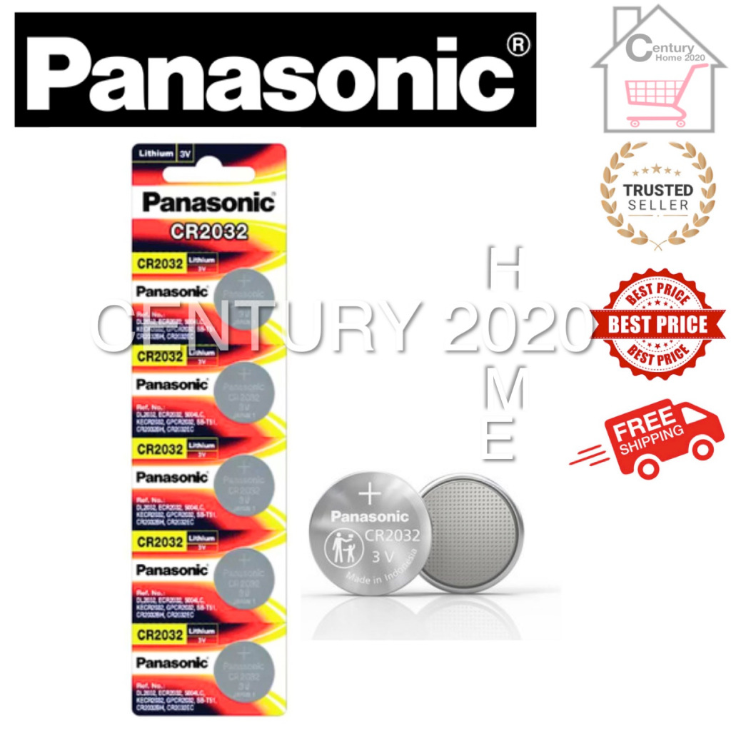 PANASONIC CR2032 CR2025 CR2016 CR2032 CR1620 CR1632 CR1616 CR1220 3V Lithium Battery 5pcs/1pcs ...