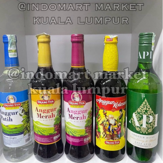 Jus anggur merah cap orang tua original | Shopee Malaysia