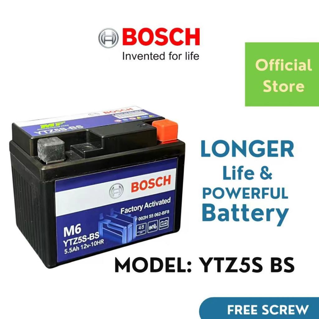 YTZ5 YTZ5S YTZ5-S YTZ4 YB4L-BS BOSCH BATTERY GEL LC135 V2 V3 V4 V6 V7 ...