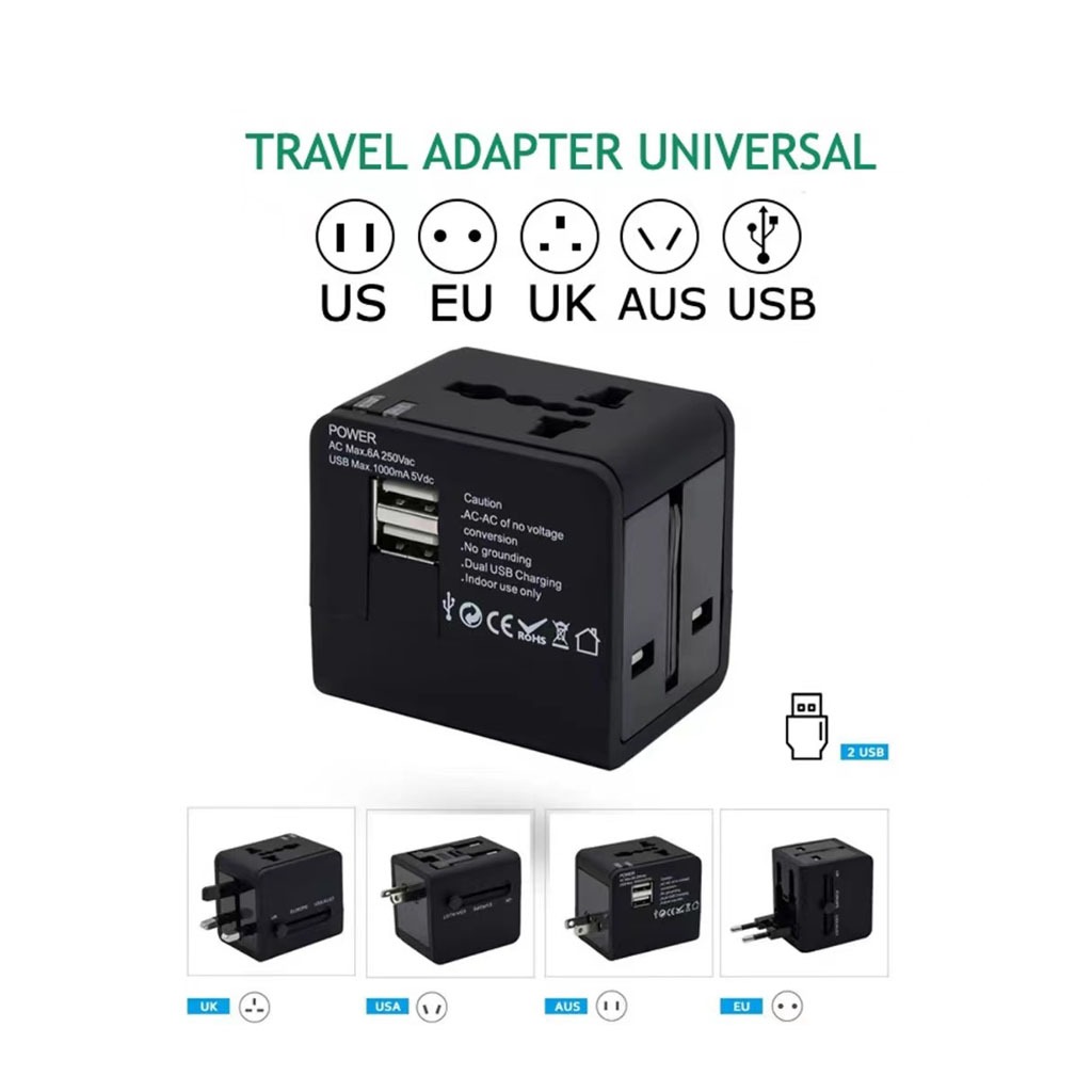 All In One Universal International Travel Adapter Plug Adaptor Charger Worldwide Socket For CN ...