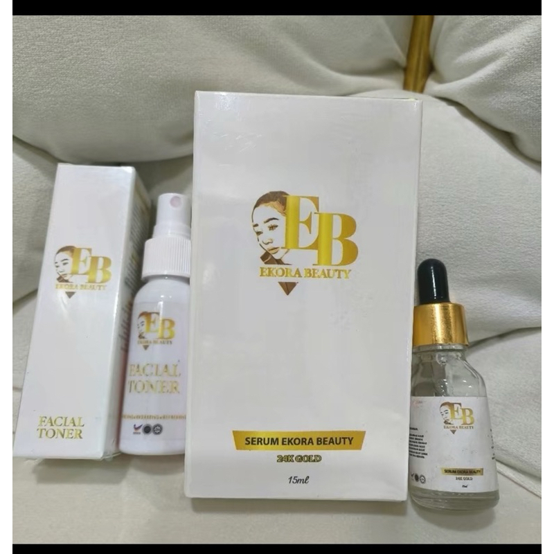 MIX 2 ITEM TONER+ SERUM PRODUK EKORA BEAUTY | Shopee Malaysia